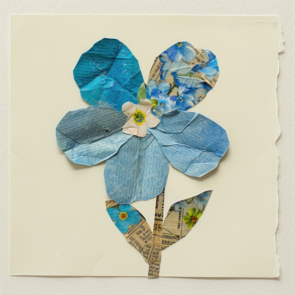 Handcrafted floral collage art | Free Photo Illustration - rawpixel