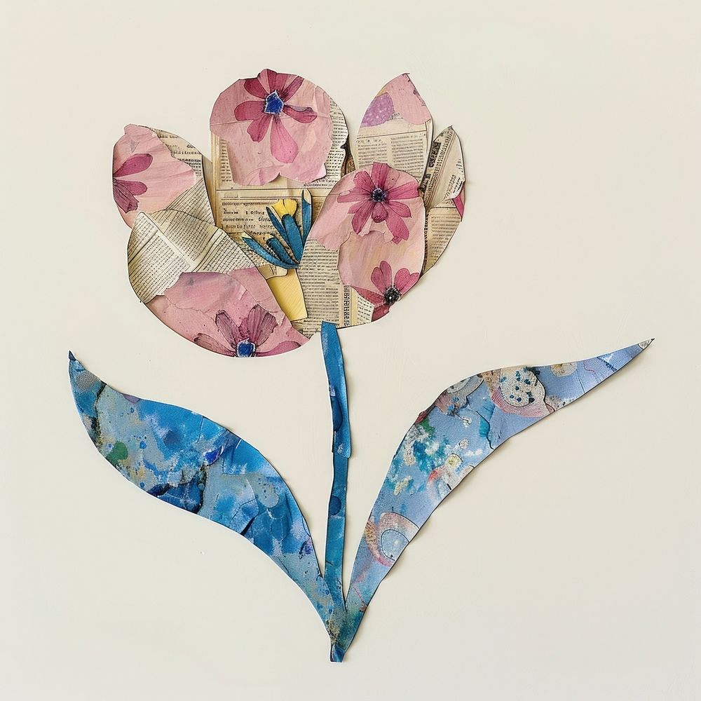 Artistic floral collage design | Free Photo Illustration - rawpixel