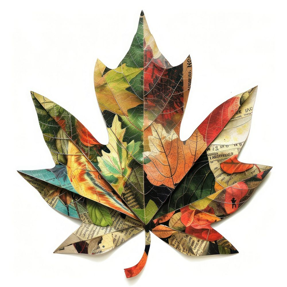 Maple leaf shape collage cutouts | Free Photo Illustration - rawpixel