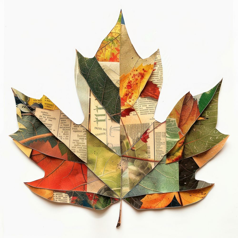Maple leaf shape collage cutouts | Free Photo Illustration - rawpixel
