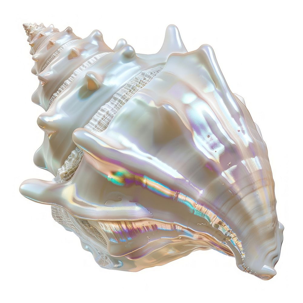 Iridescent conch shell art | Free Photo - rawpixel