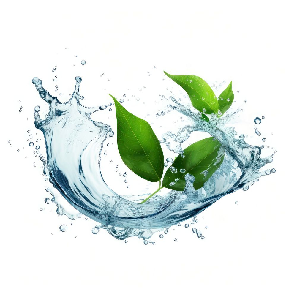 Nature splash with green leaves | Free Photo - rawpixel