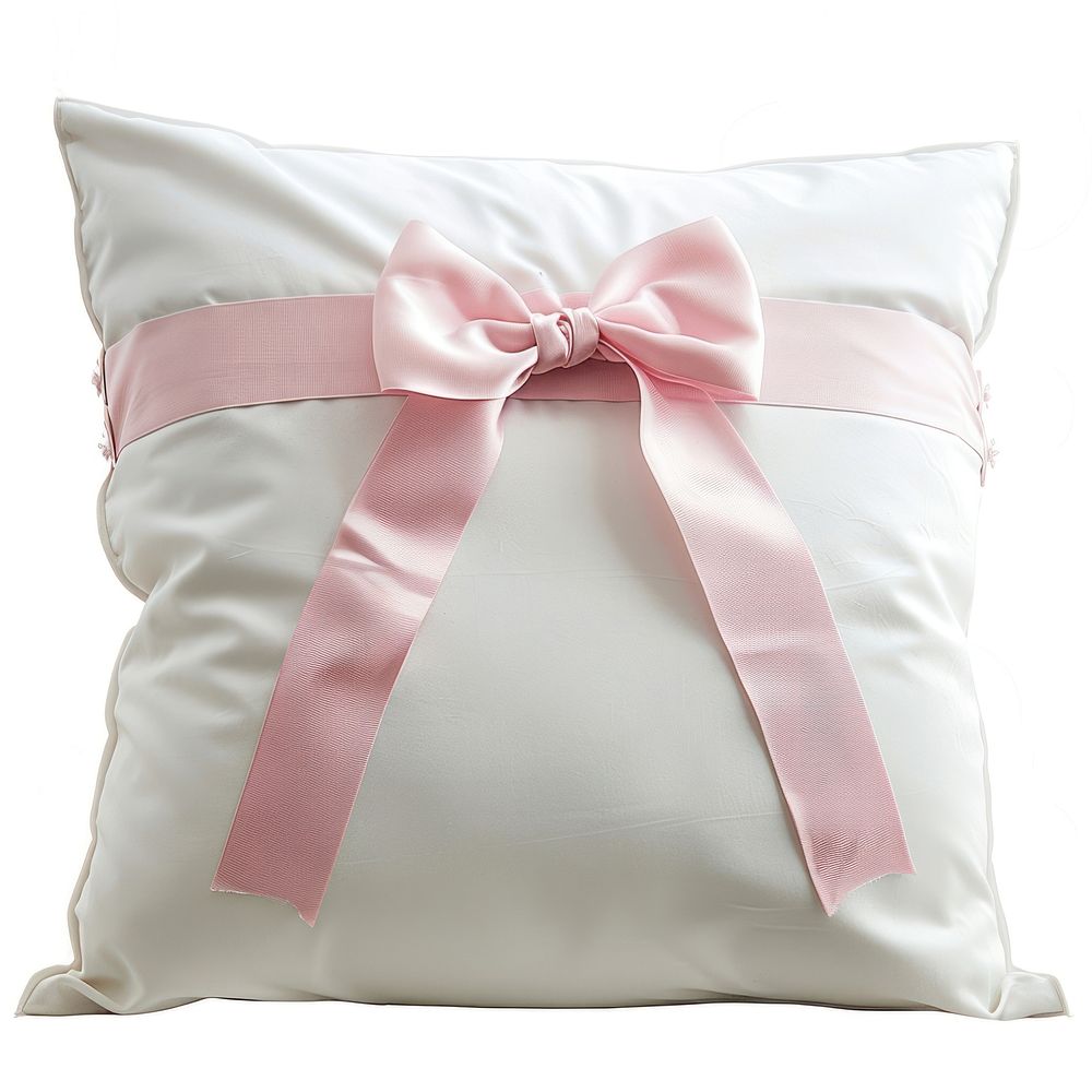 Elegant pink ribbon pillow | Free Photo - rawpixel