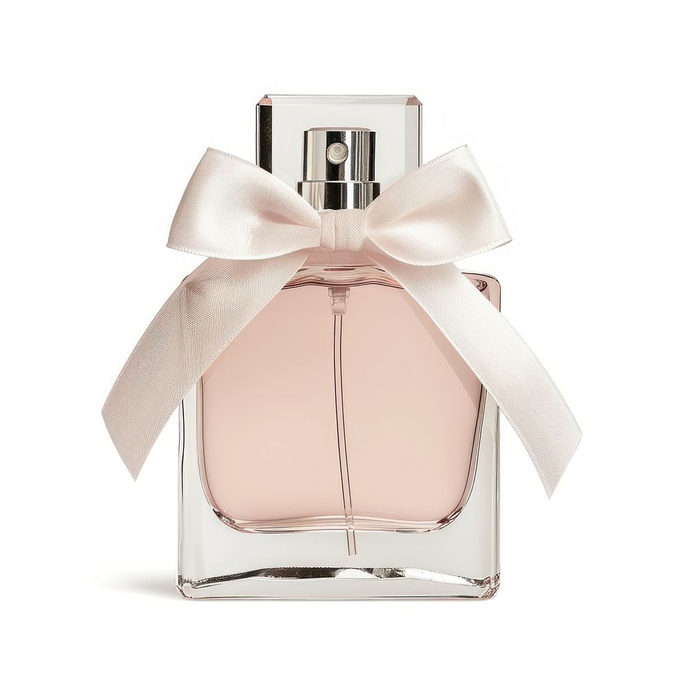 Elegant perfume bottle with bow | Free Photo - rawpixel