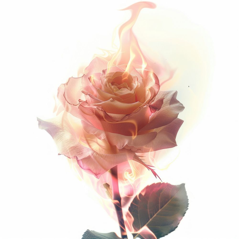 Fiery rose with delicate petals | Free Photo - rawpixel