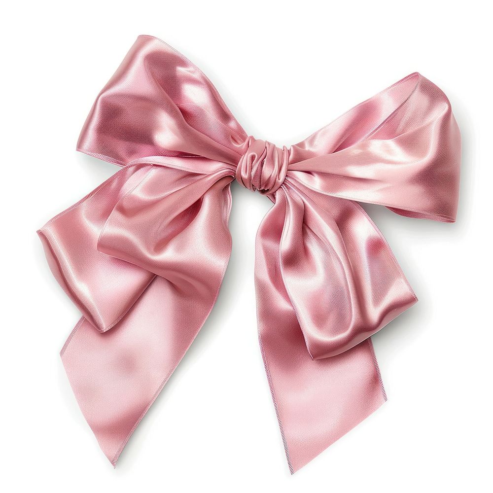 Elegant pink satin ribbon bow | Free Photo - rawpixel