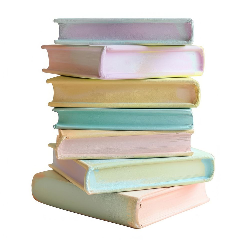 Colorful pastel books stack | Free Photo - rawpixel