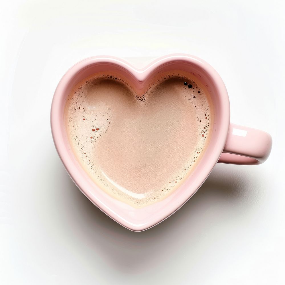 Heart-shaped coffee cup love | Free Photo - rawpixel