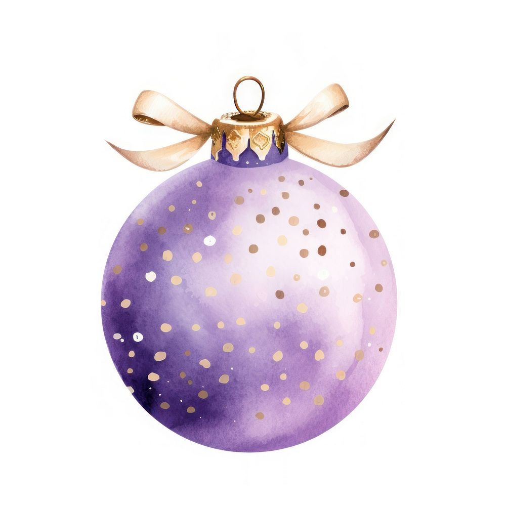 Elegant purple Christmas ornament | Free Photo Illustration - rawpixel