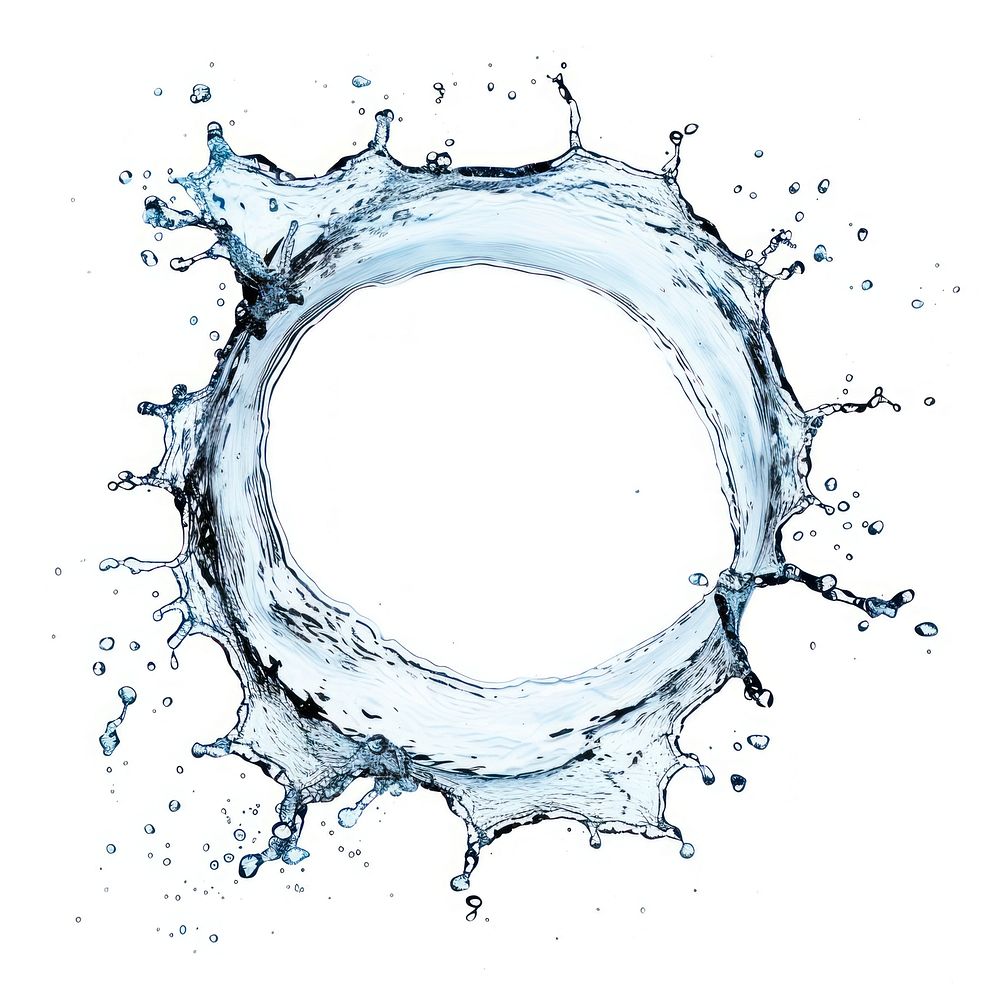 Circular water splash illustration design | Free Photo - rawpixel
