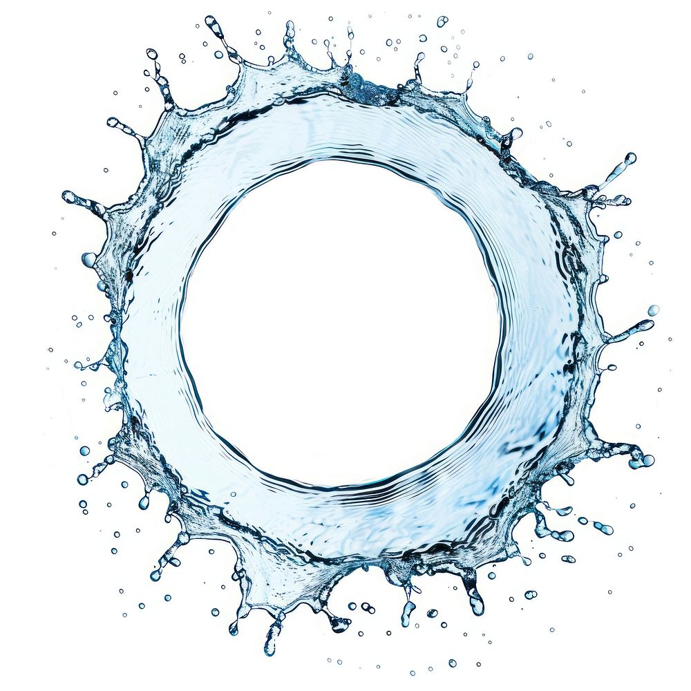 Circular water splash illustration | Free Photo - rawpixel