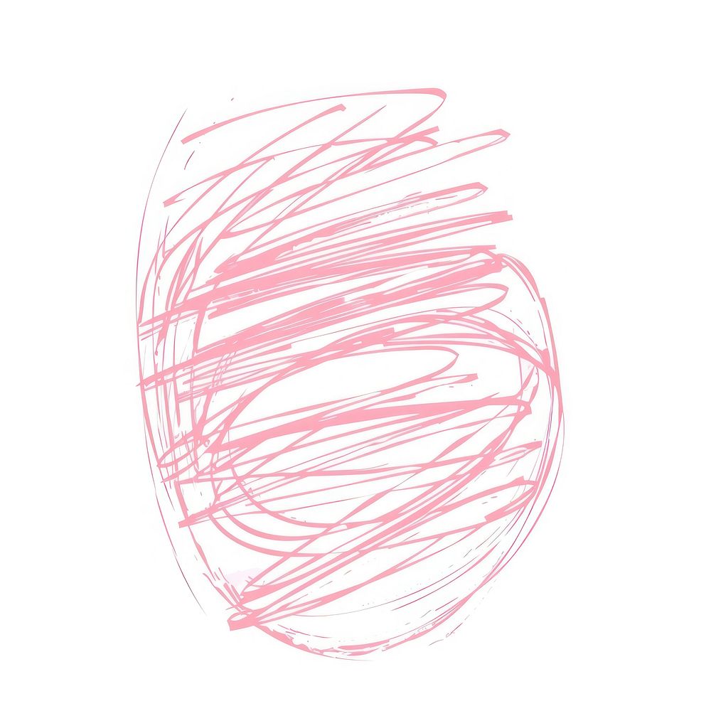 Pink scribble art illustrated drawing. | Free Photo Illustration - rawpixel
