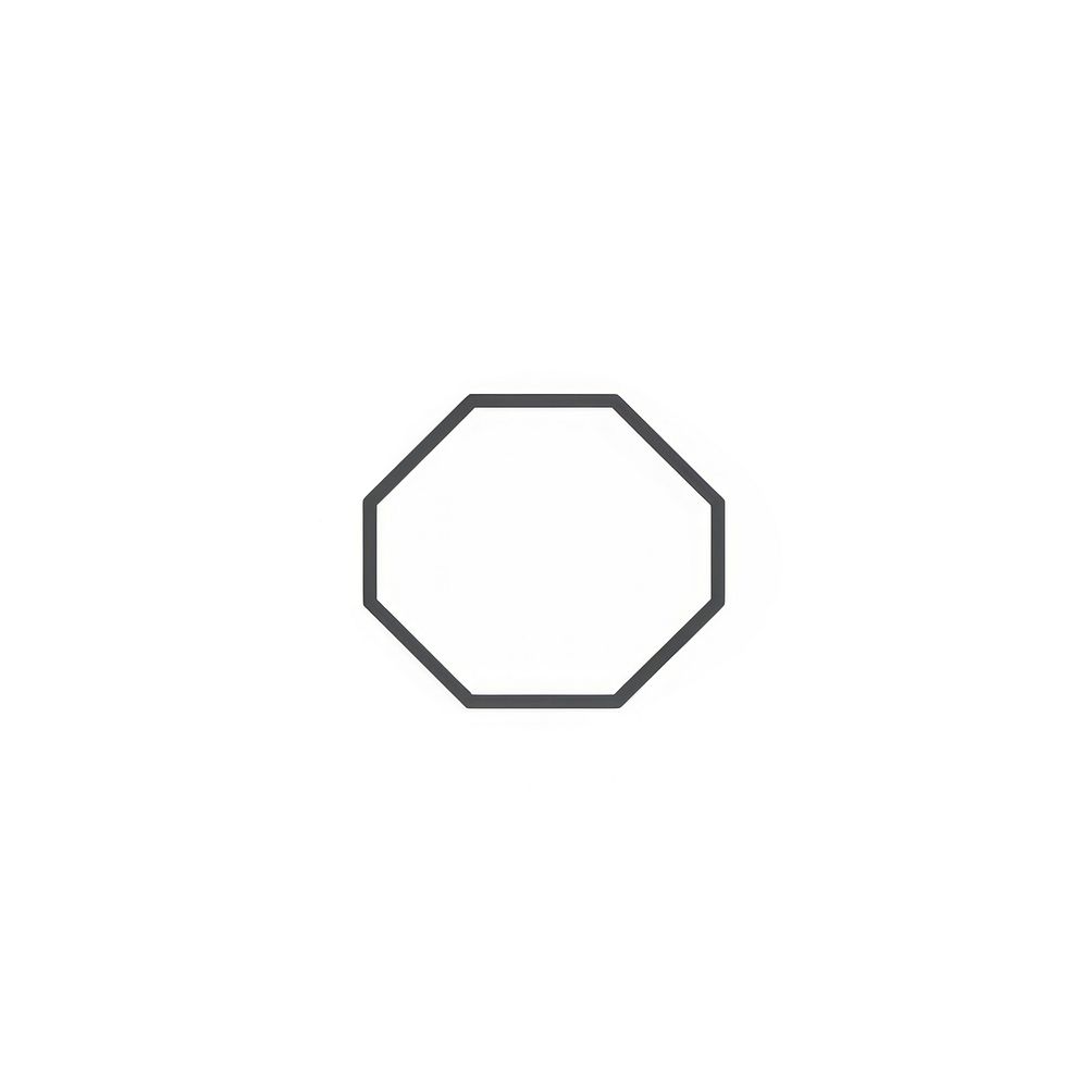 Minimalist octagon geometric shape illustration | Free Photo ...