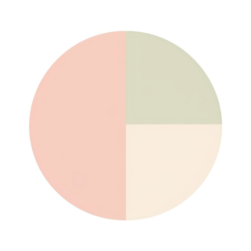 Minimalist pastel pie chart illustration | Free Photo Illustration ...