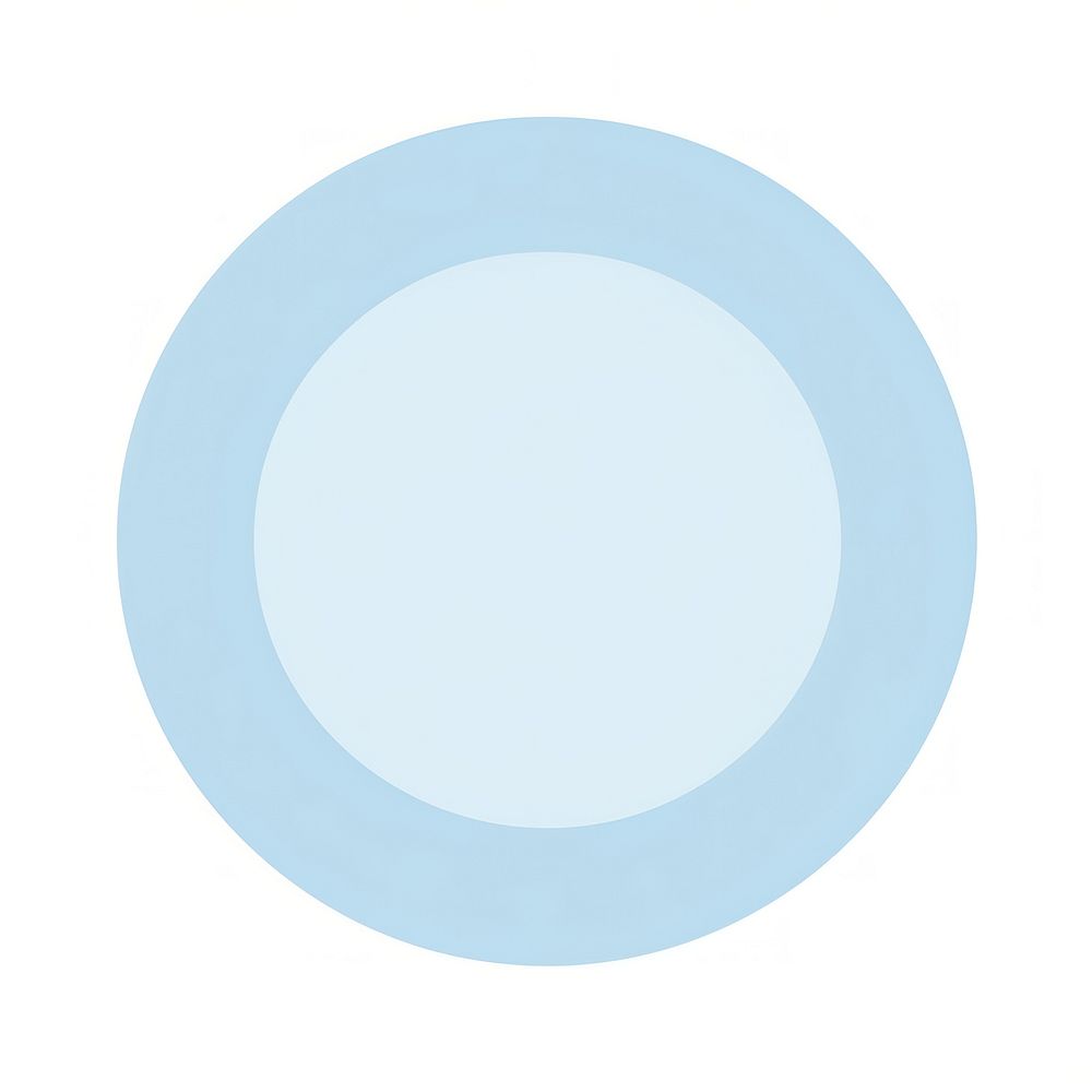 Minimalistic blue circular plate design | Free Photo Illustration ...