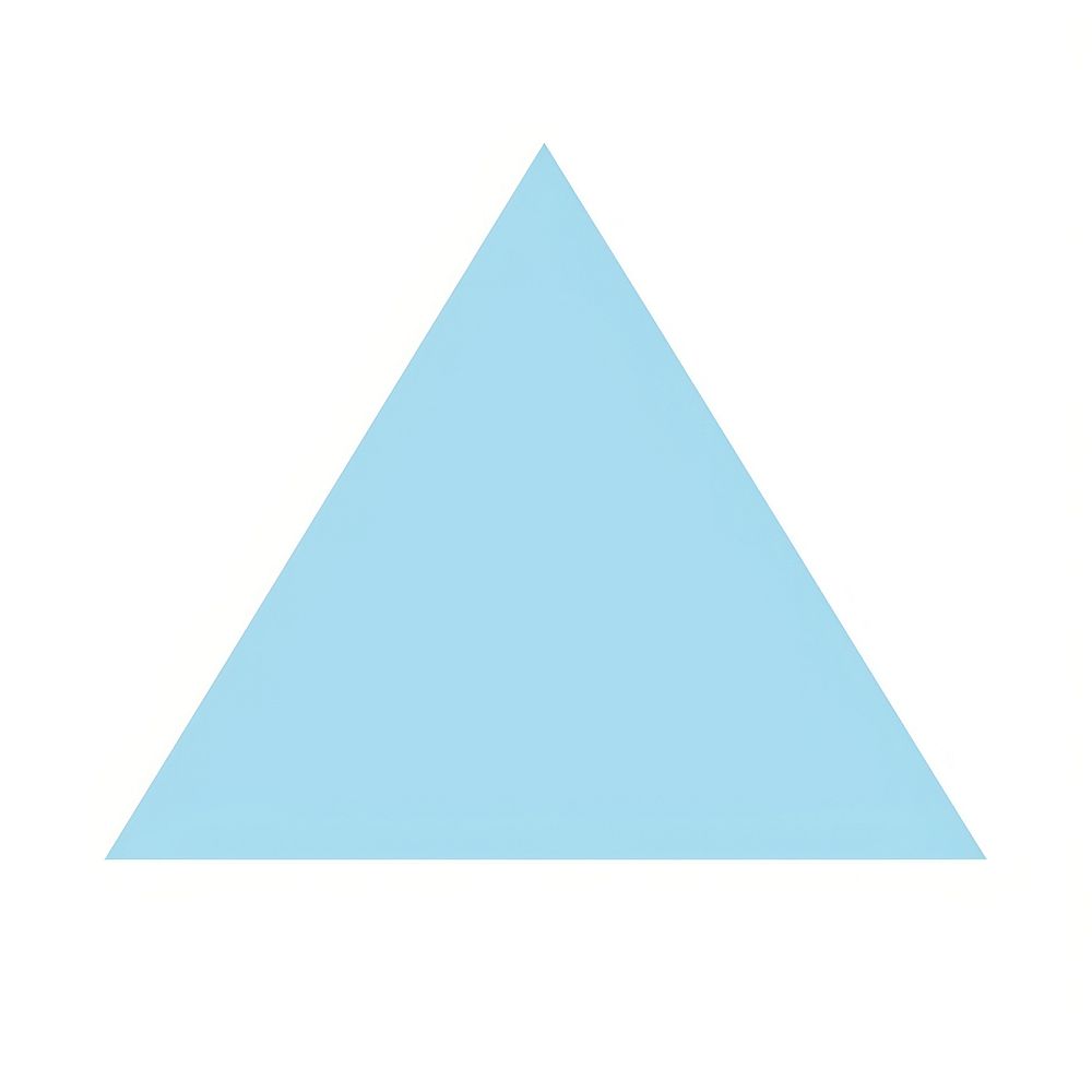Simple blue triangle shape | Free Photo Illustration - rawpixel