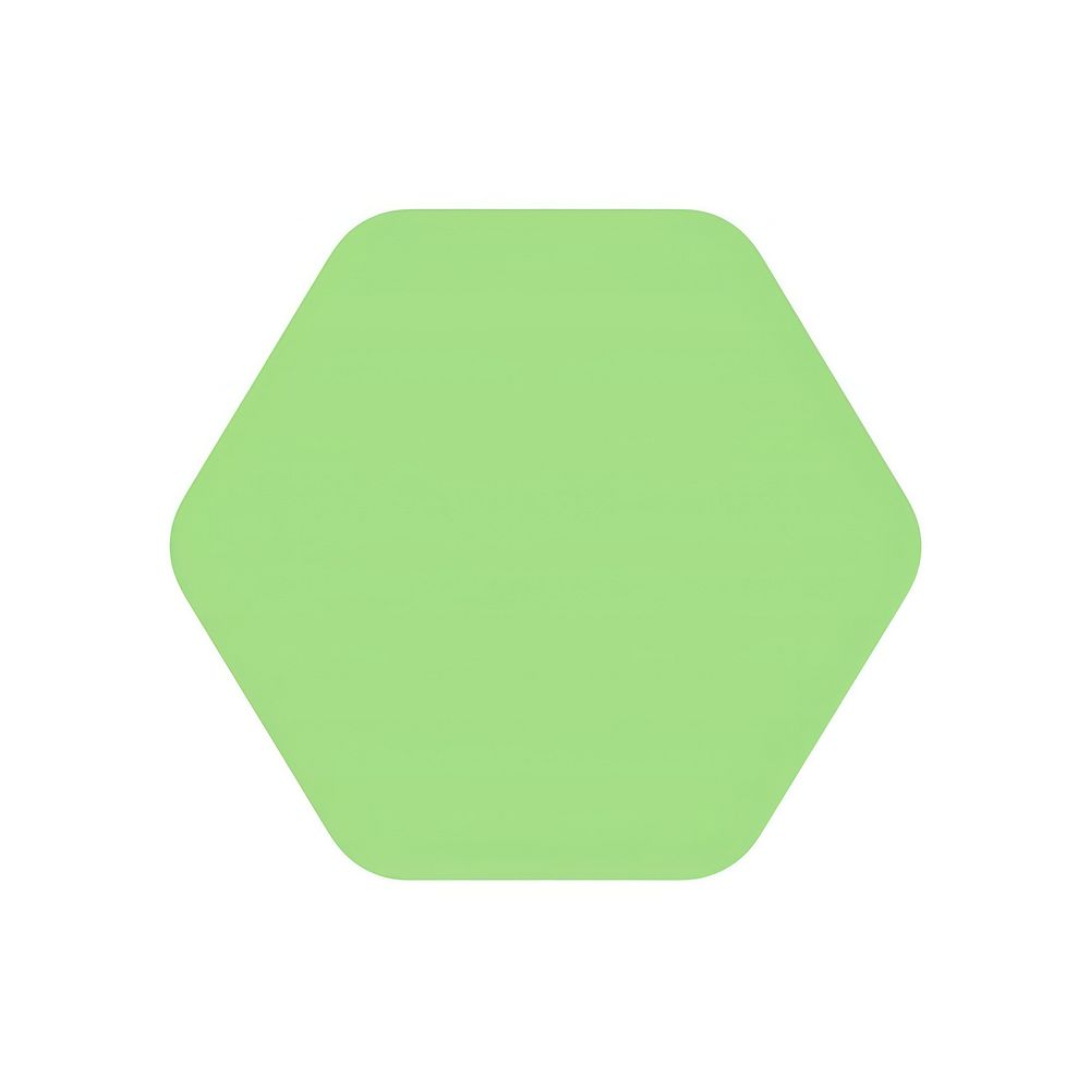 Minimalist green hexagon shape | Free Photo Illustration - rawpixel