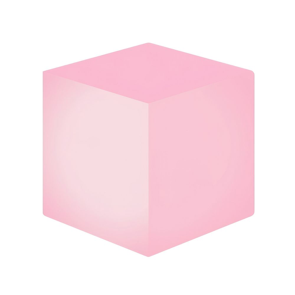 Minimalistic pink 3D cube illustration | Free Photo Illustration - rawpixel