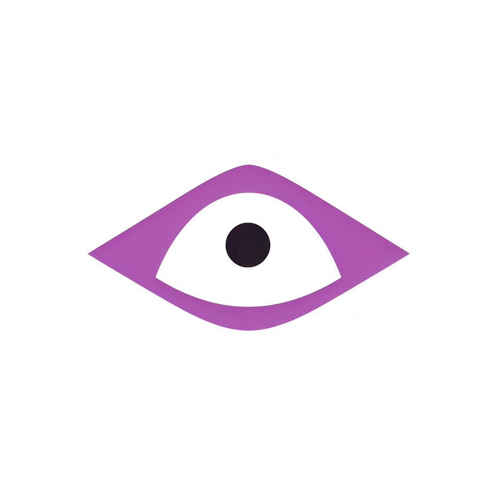 Abstract purple eye symbol | Free Photo Illustration - rawpixel