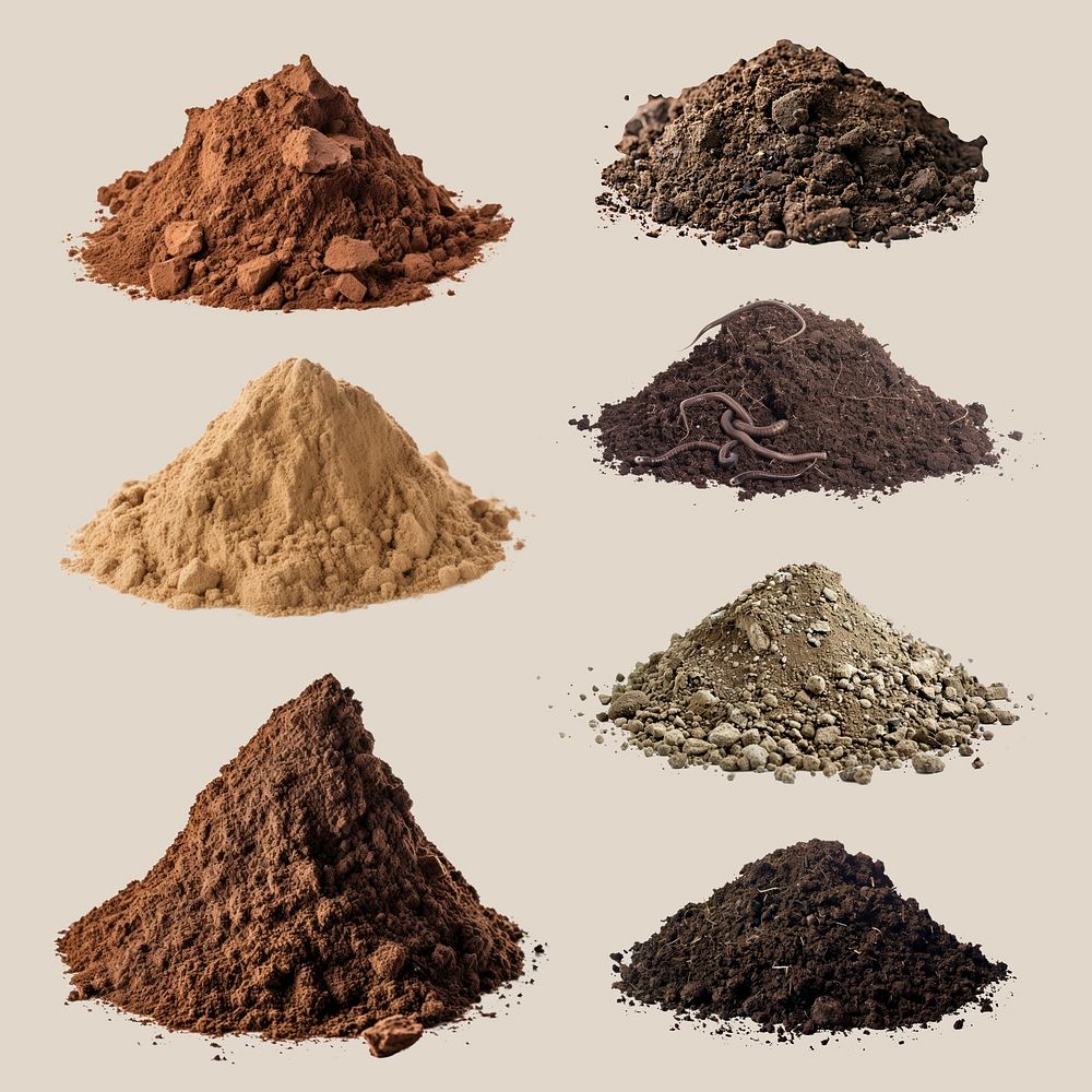 Soil element set | Free Photo - rawpixel