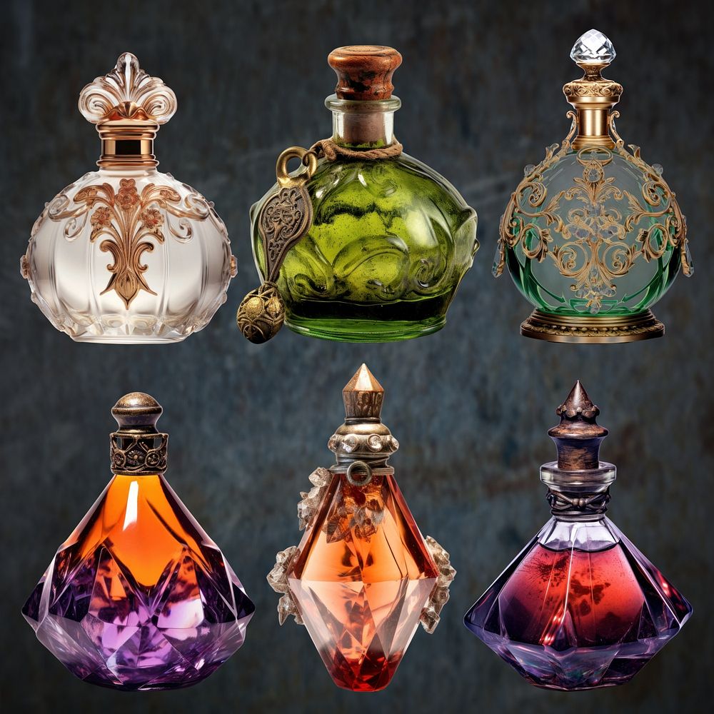 Magic potion bottle design element | Free Photo - rawpixel