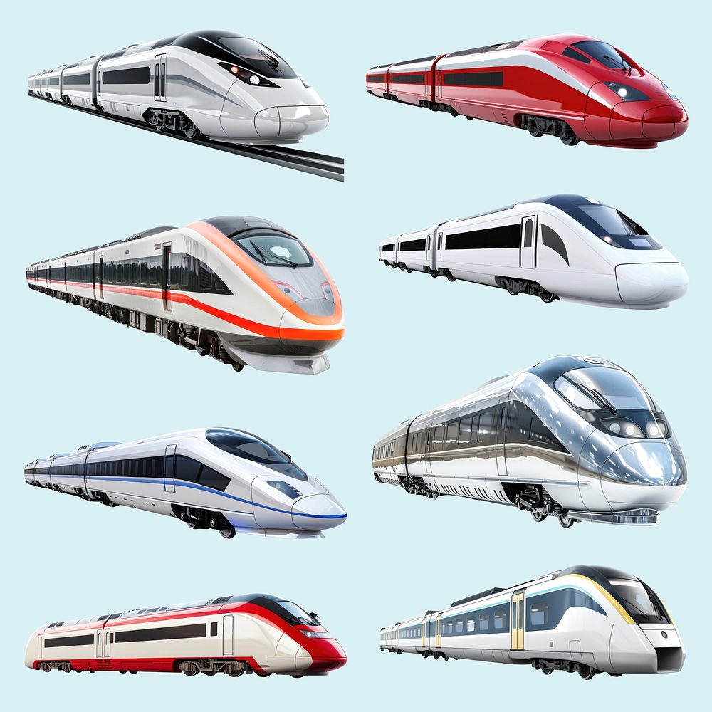 high speed train design element | Free Photo - rawpixel