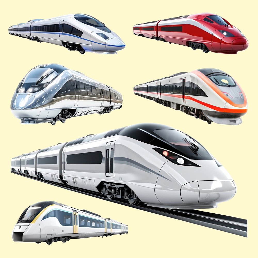 high speed train design element | Free Photo - rawpixel