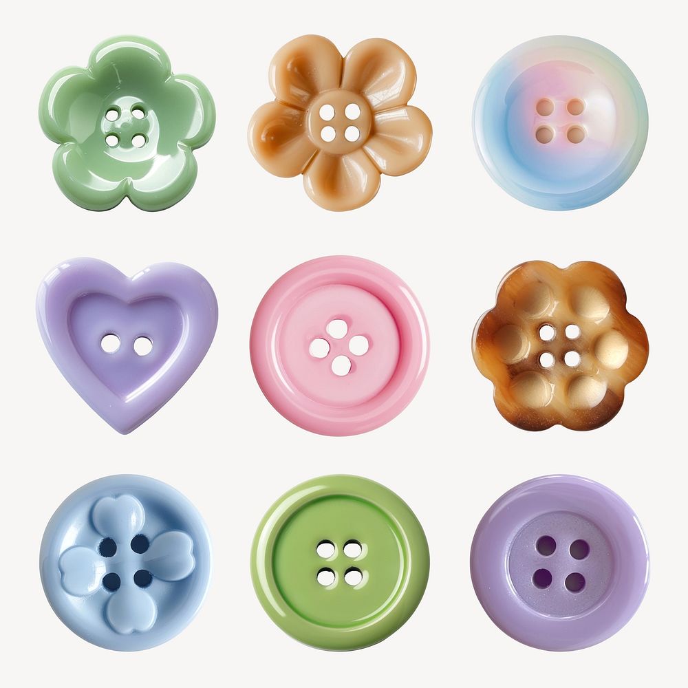 Cute clothes button design element | Free Photo - rawpixel