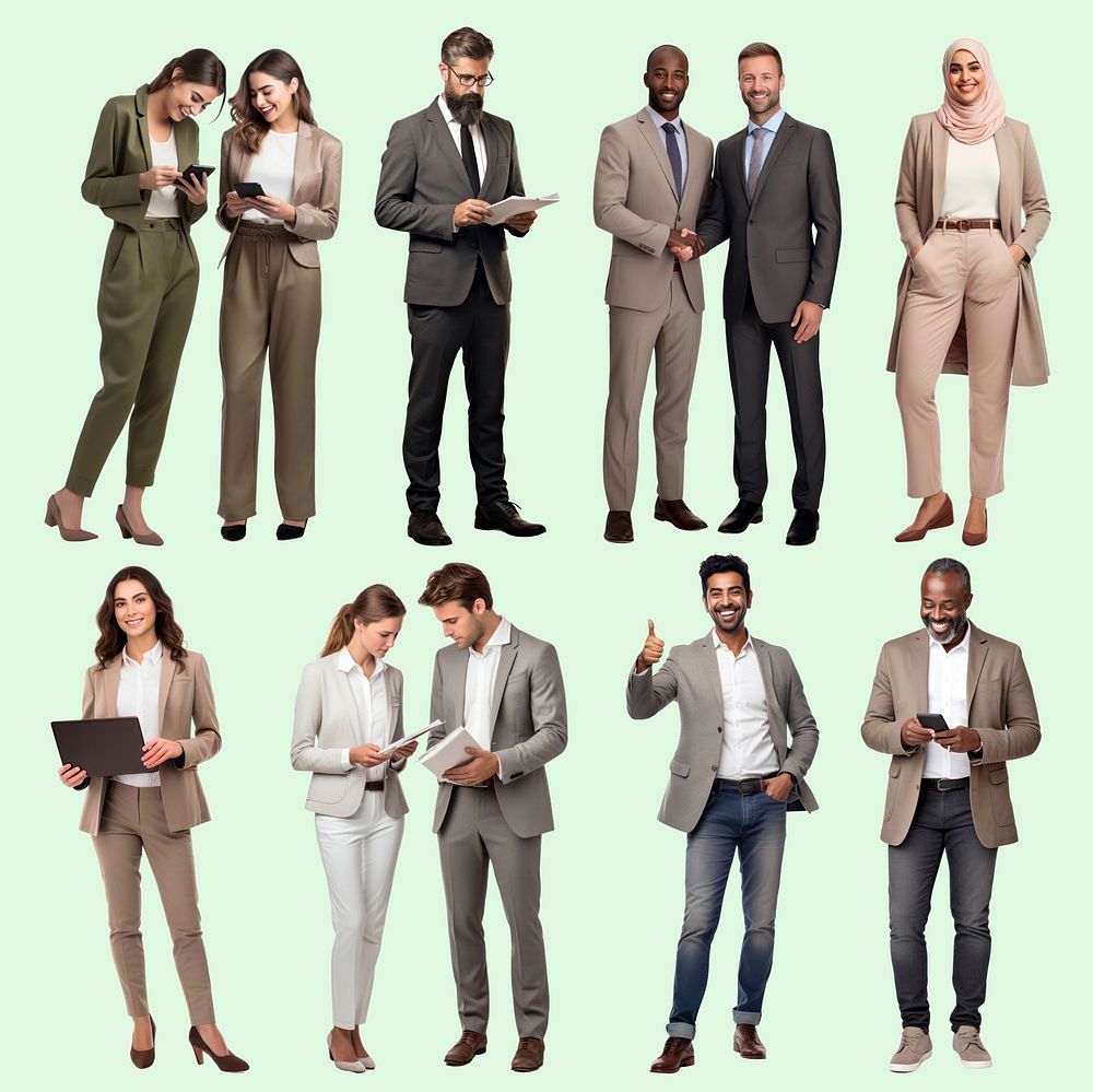 Diverse business people design element | Free Photo - rawpixel