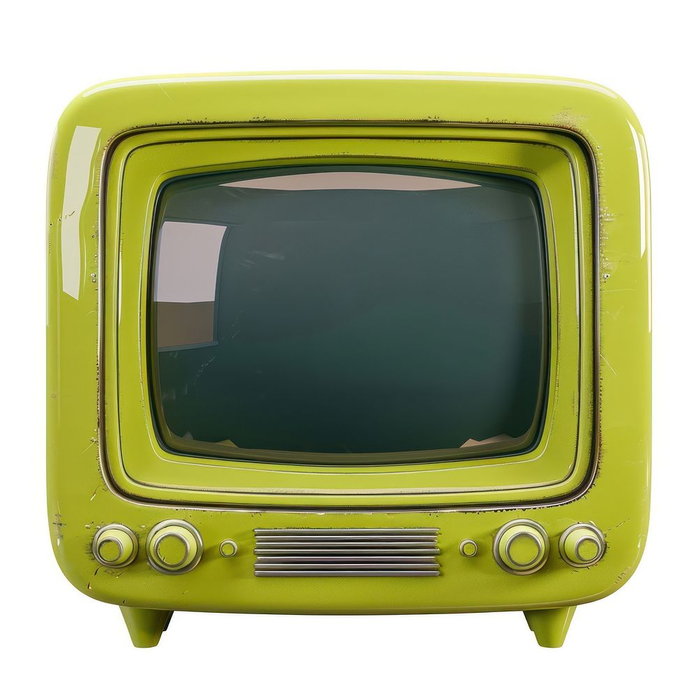 Vintage green retro television set | Free Photo - rawpixel
