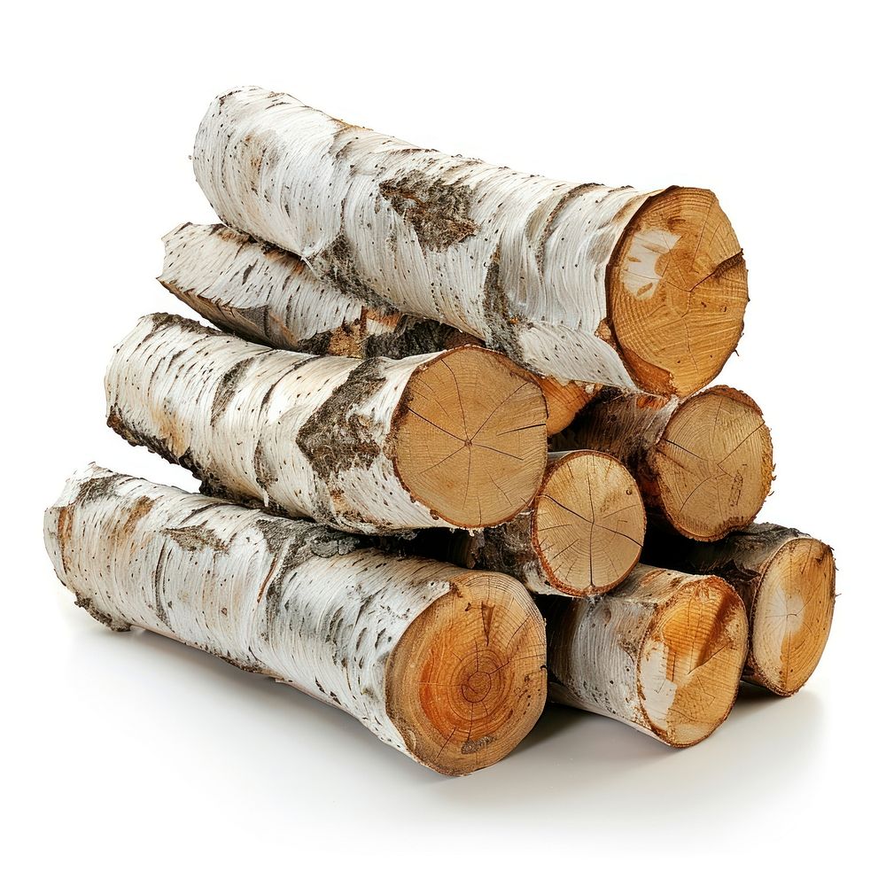 Birch logs stacked for firewood. | Free Photo - rawpixel