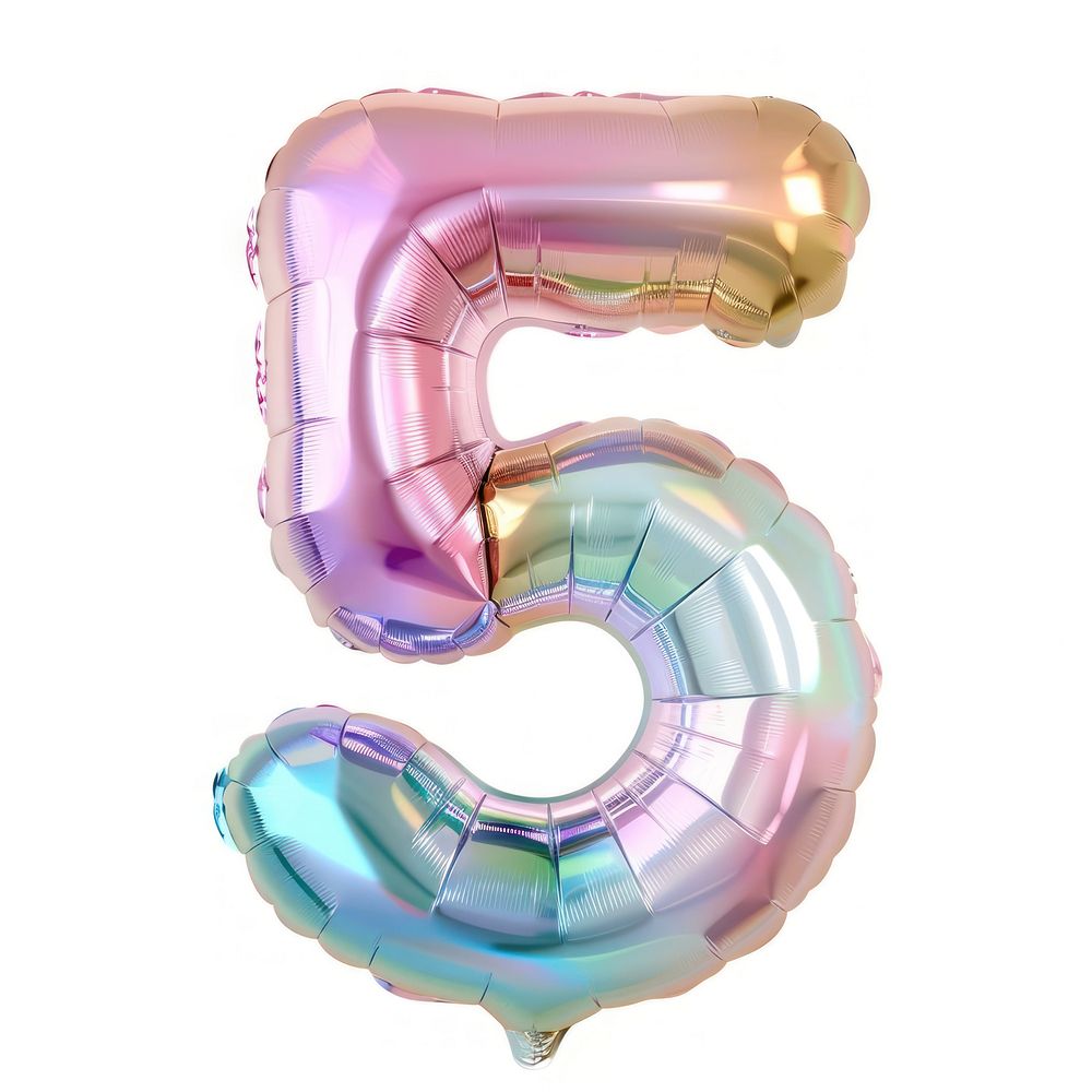 Colorful number five balloon | Free Photo - rawpixel