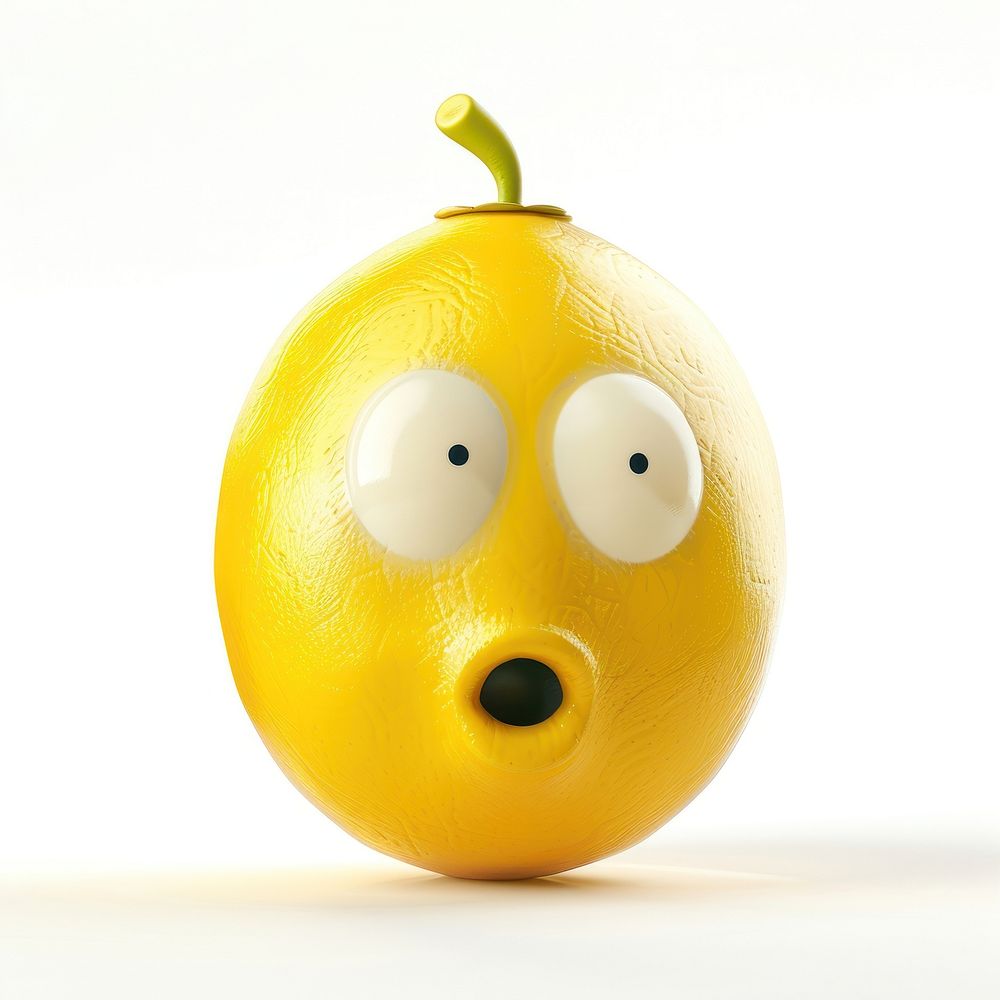 Surprised lemon cartoon character | Free Photo - rawpixel