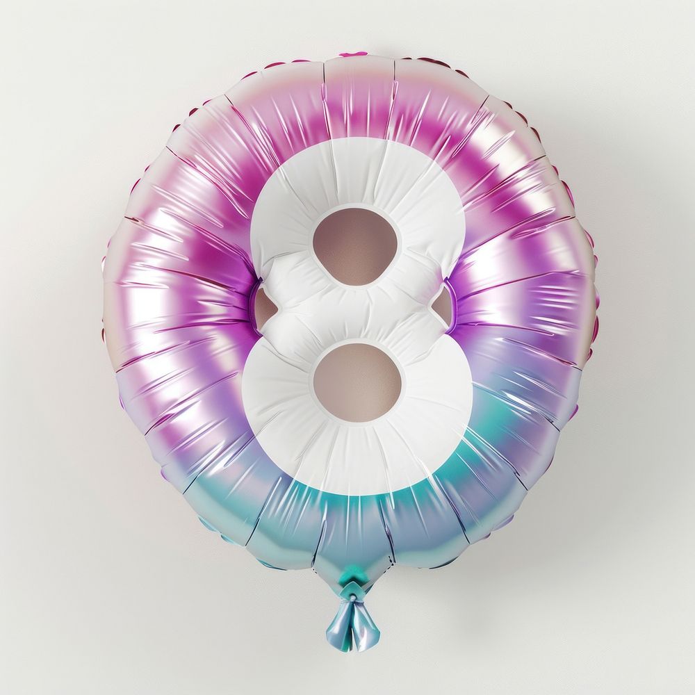 Colorful gradient number 8 balloon | Free Photo - rawpixel