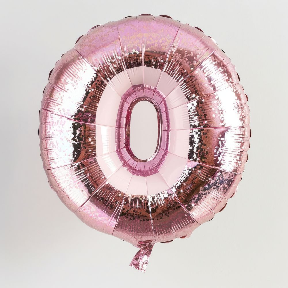 Shiny pink number zero balloon | Free Photo - rawpixel