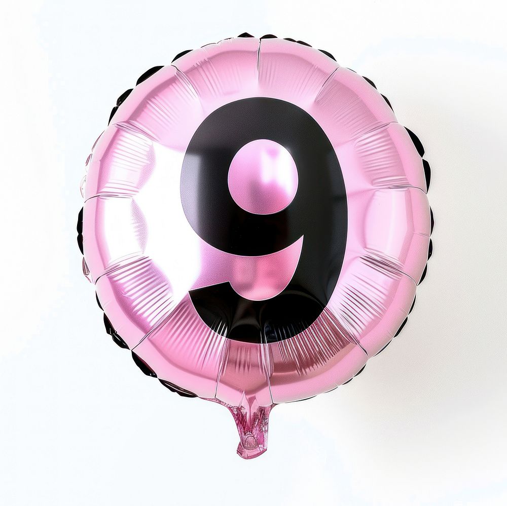 Pink number nine balloon | Free Photo - rawpixel