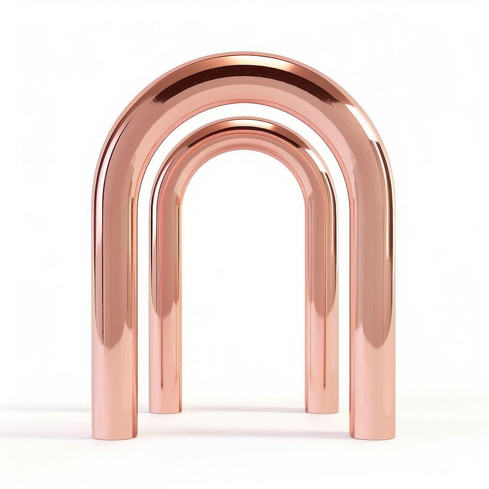 Modern metallic arch sculpture | Free Photo - rawpixel