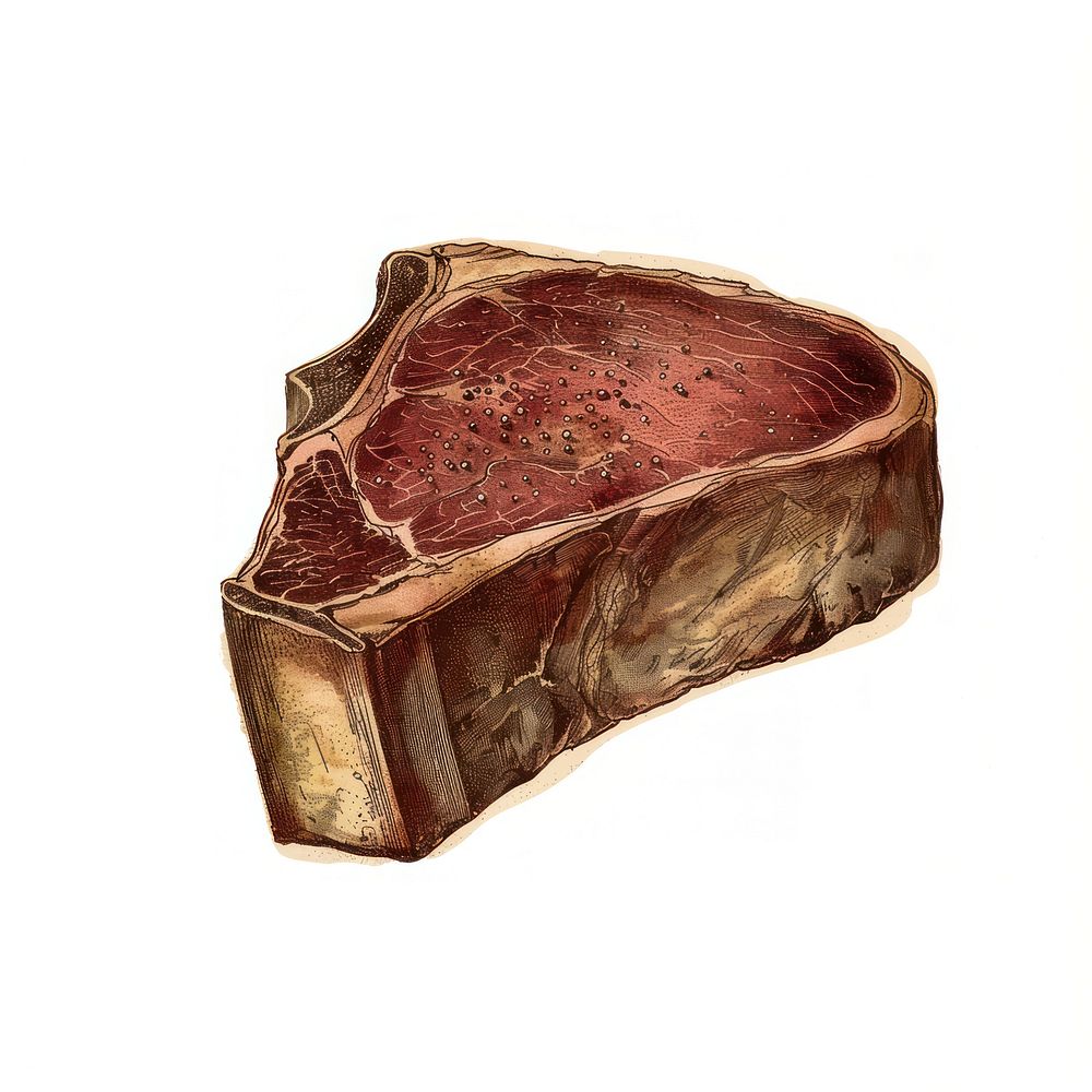 Realistic steak meat illustration art | Free Photo Illustration - rawpixel