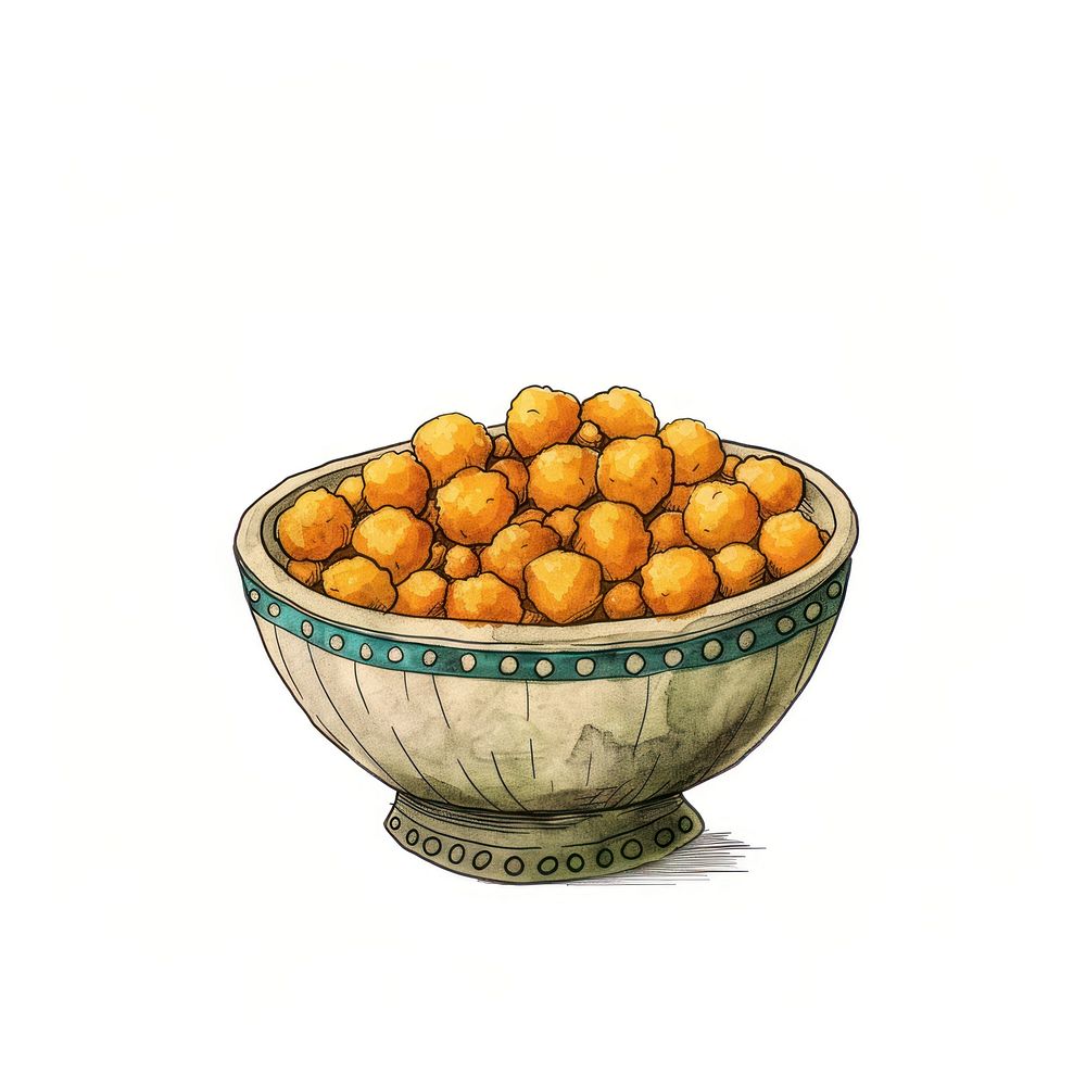 Bowl of golden cheese balls | Free Photo Illustration - rawpixel