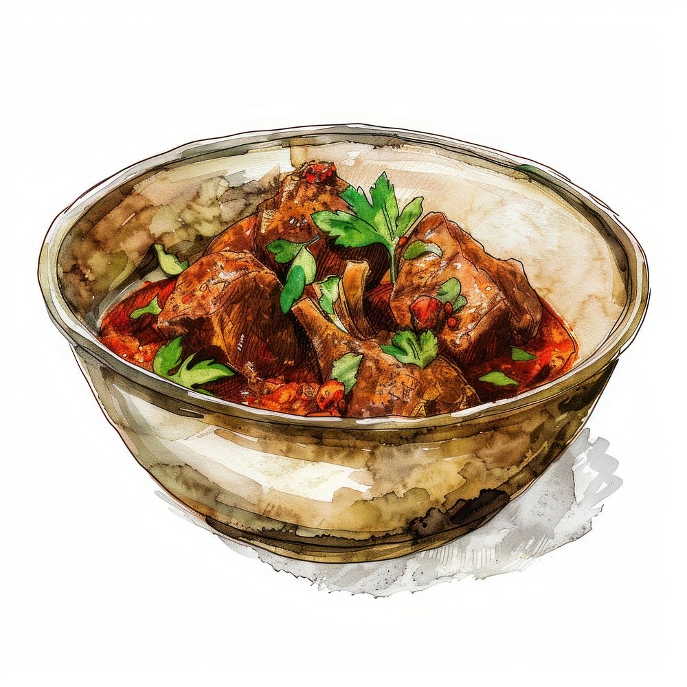 Delicious stew in bowl | Free Photo Illustration - rawpixel
