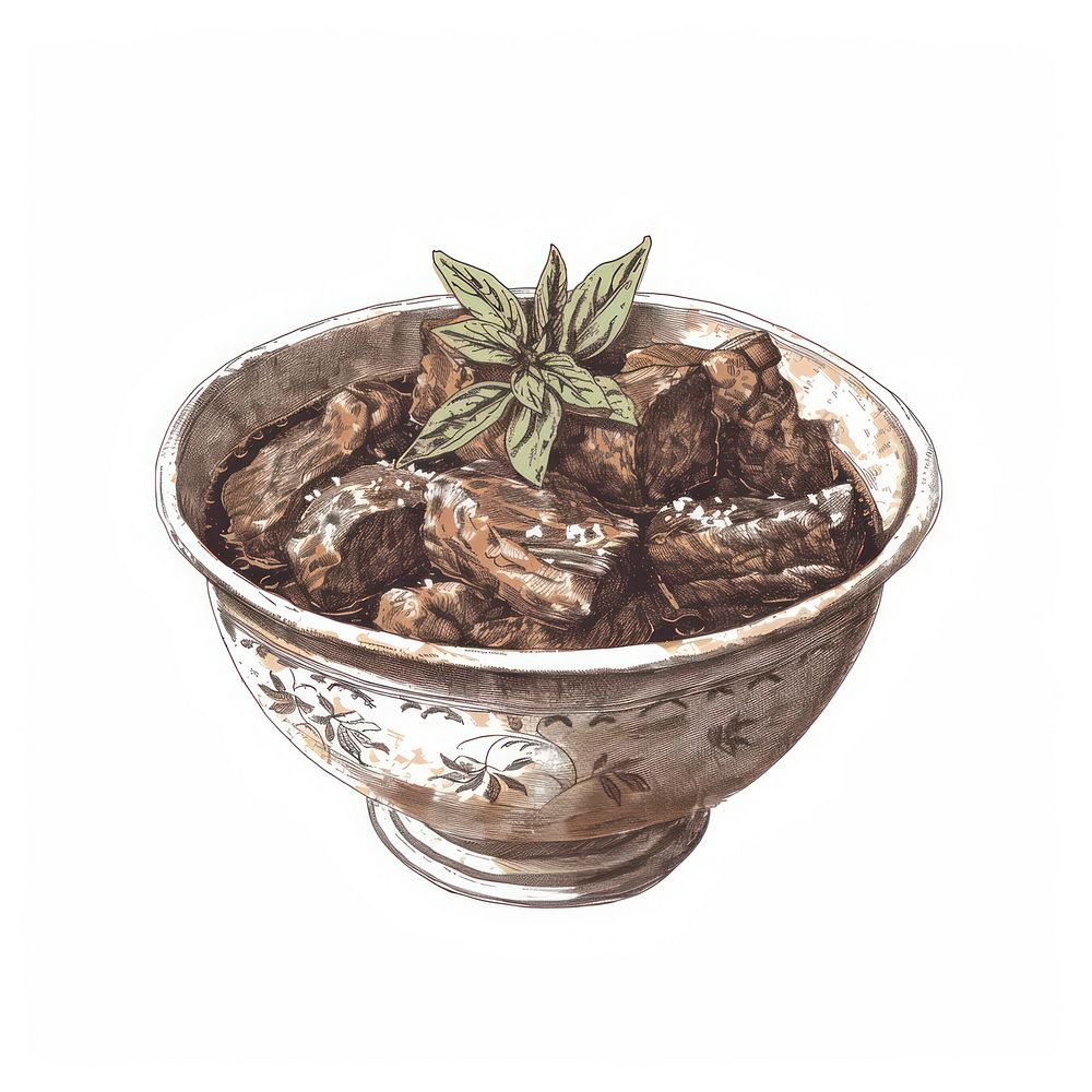 Traditional beef stew illustration | Free Photo Illustration - rawpixel