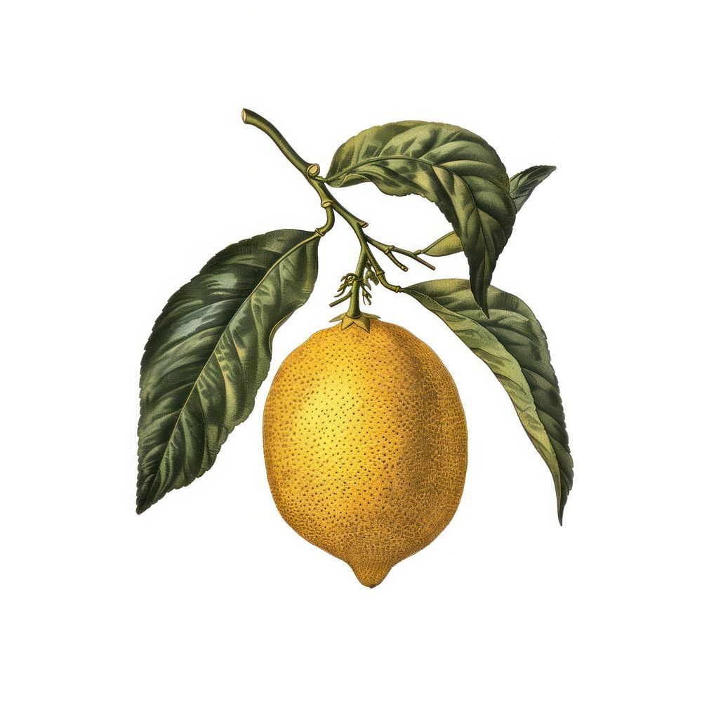 Vintage lemon botanical illustration | Free Photo Illustration - rawpixel