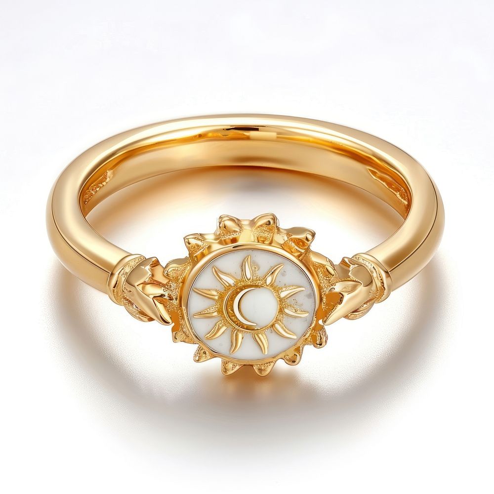 Elegant gold sun ring | Free Photo - rawpixel
