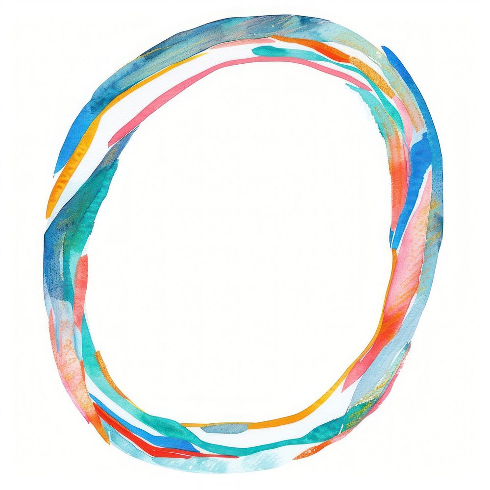 Colorful abstract circular frame | Free Photo Illustration - rawpixel
