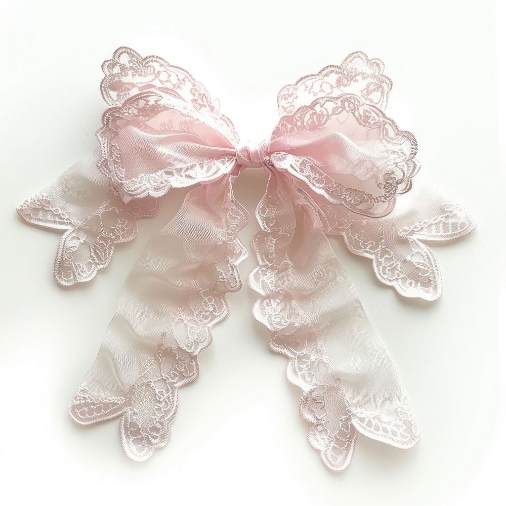 Elegant pink lace bow | Premium Photo - rawpixel