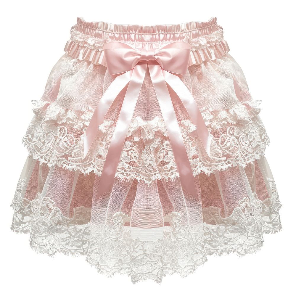 Elegant pink lace skirt | Free Photo - rawpixel