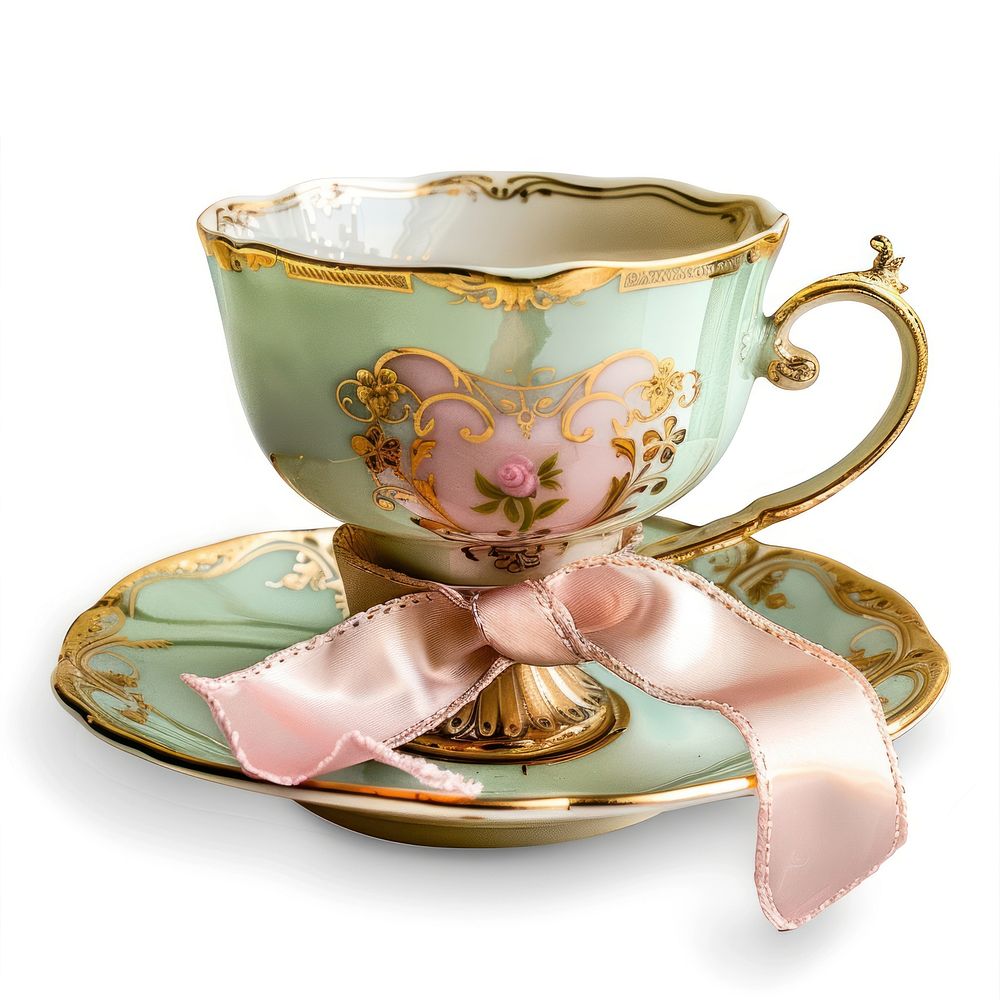 Elegant vintage porcelain teacup | Free Photo - rawpixel