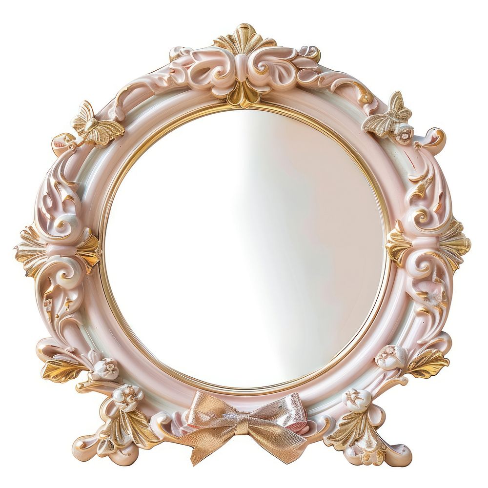 Elegant vintage decorative round mirror | Free Photo - rawpixel