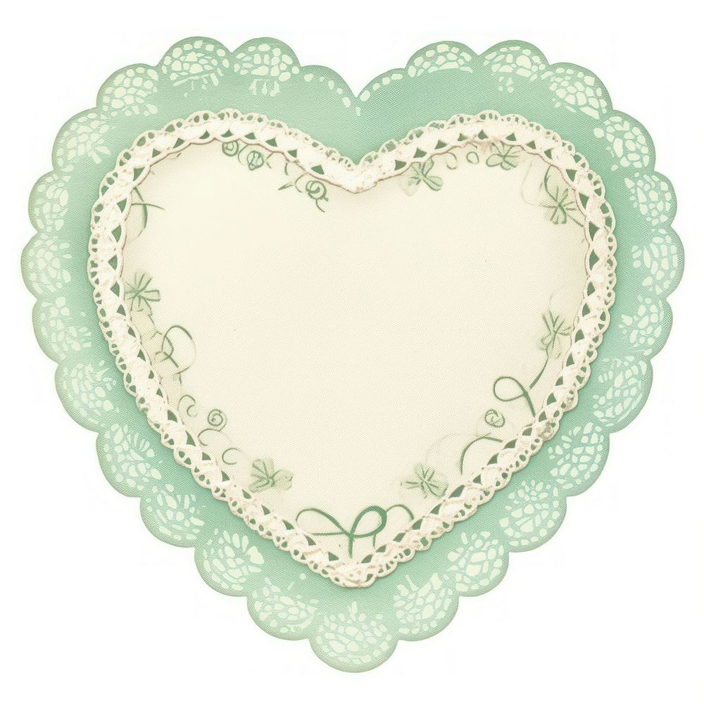Elegant heart-shaped lace frame | Free Photo Illustration - rawpixel