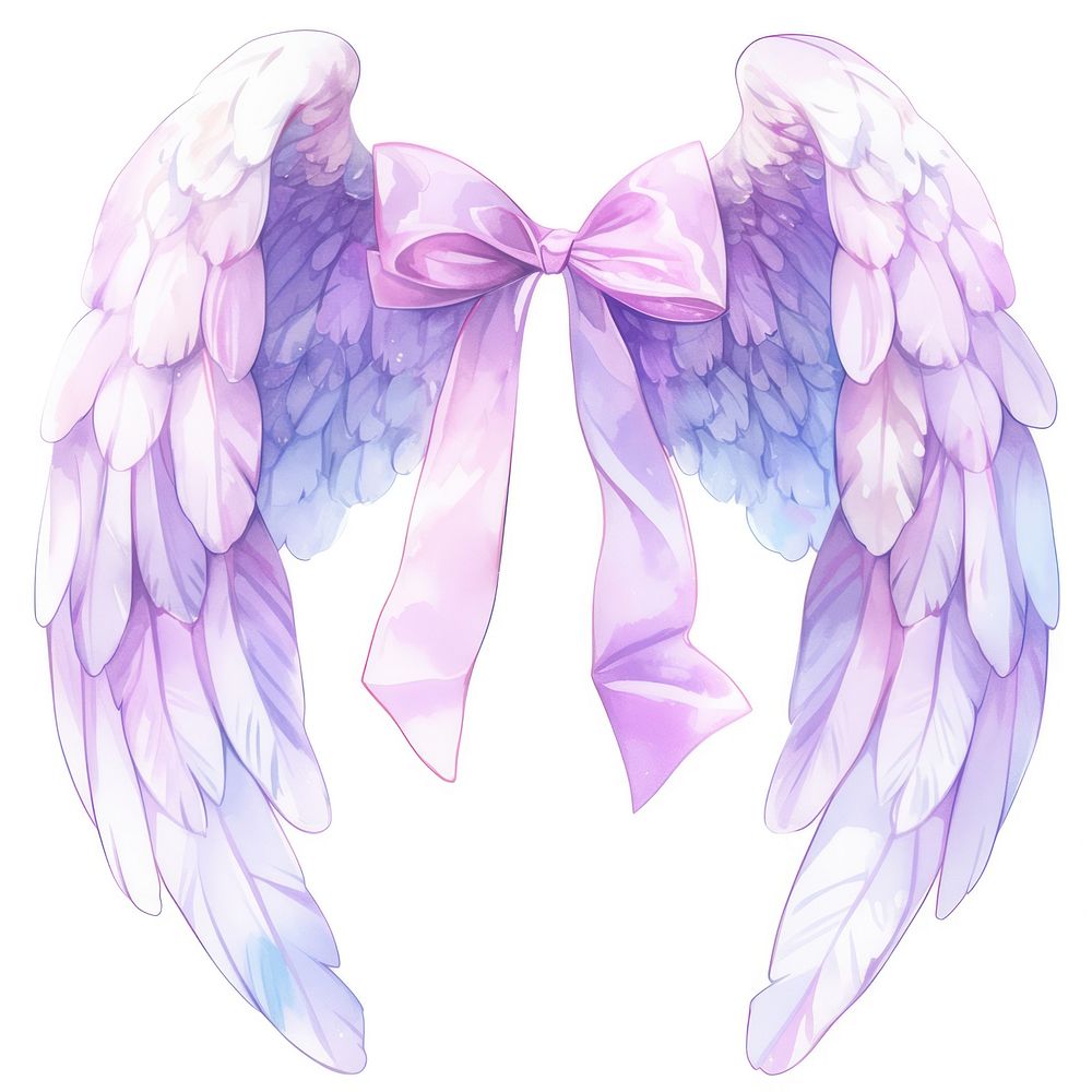 Elegant pastel angel wings illustration | Free Photo Illustration ...